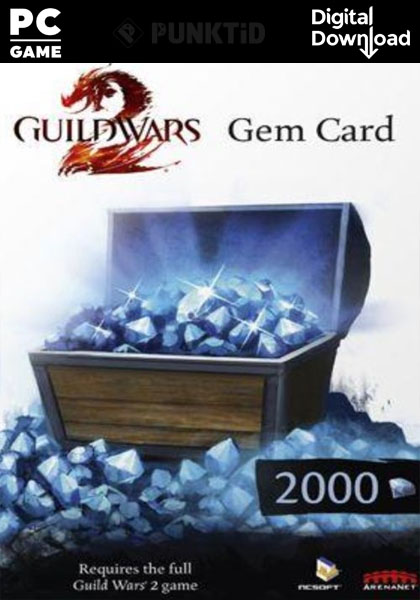 Guild Wars 2 Gems 2000 Gamecard EU | Digital delivery