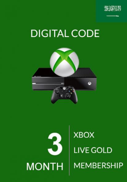Saudi Arabia Xbox Live 3 Month Gold Membership | Instant delivery